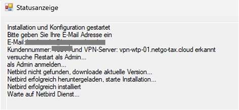 netgo tax PARTNERasp VPN Umstellung auf netbird